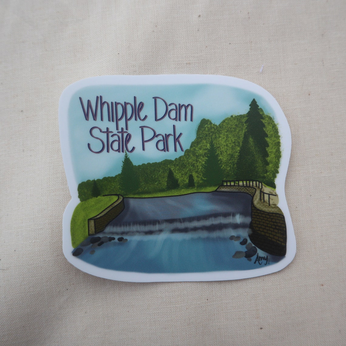 Whipple Dam State Park Sticker - Etsy