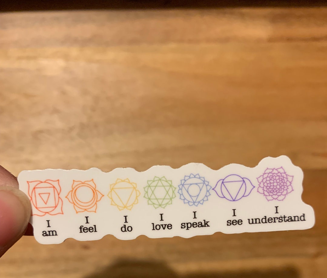 Chakra Meanings Sticker - Etsy