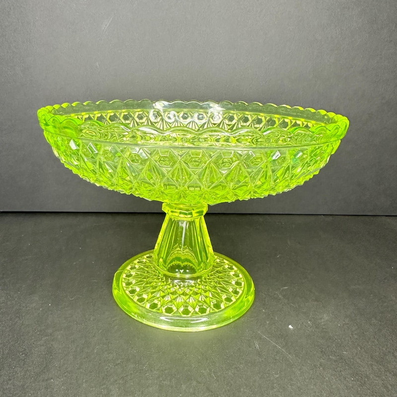 Rare Vaseline Glass - Etsy