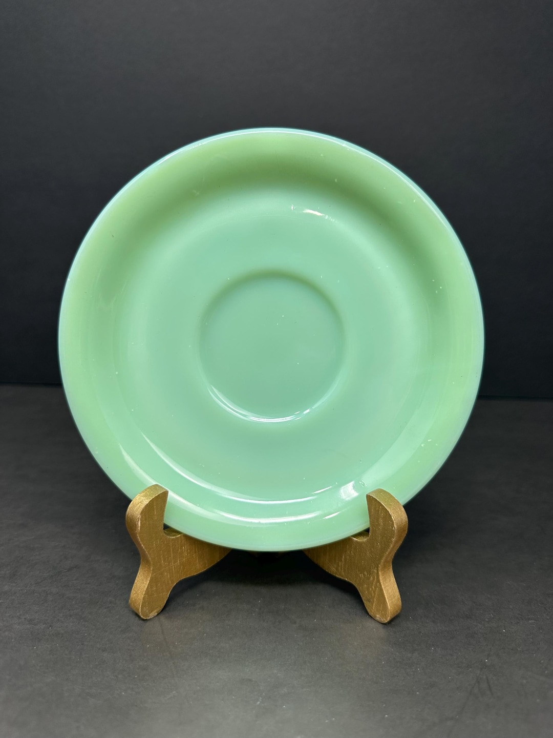 Rare Fire King Jadeite 6-inch Saucer | Vintage Mid-century Green ...