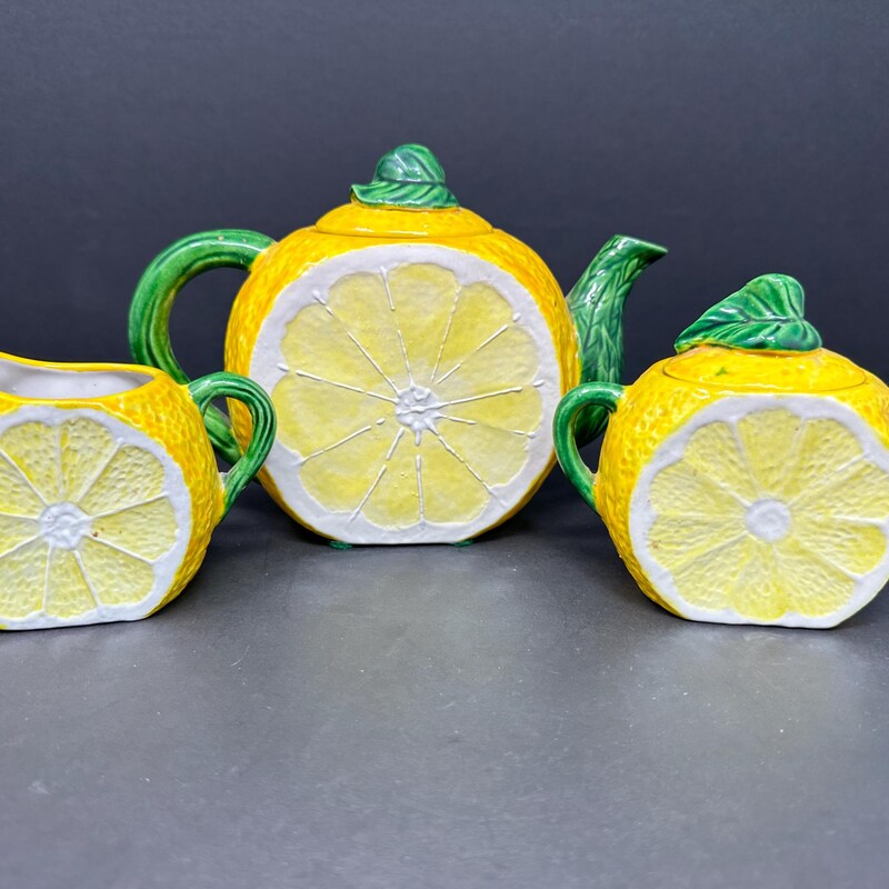 Hand Painted Tea Set - Etsy