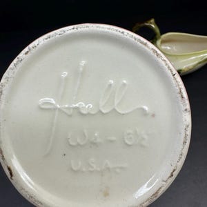 Vintage Hull Pottery Woodland W4 6.5” Vase & W27 Creamer Set - Mid ...