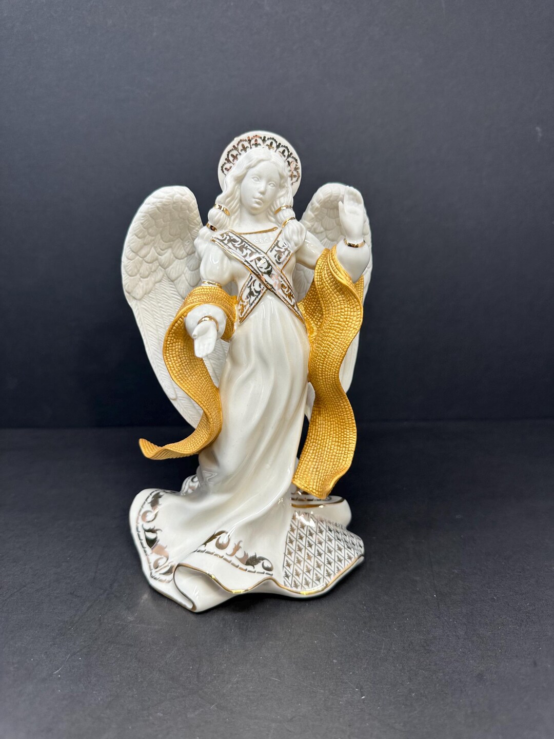 Lenox First Blessing Nativity Angel of Peace Figurine – 9” Tall ...