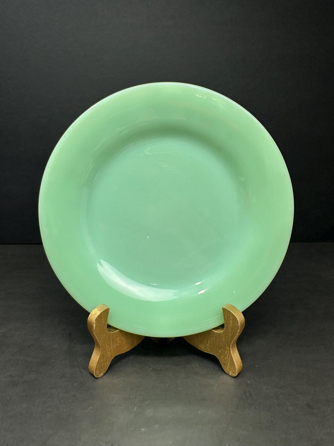 Vintage Fire King Jadeite Restaurant Ware Pie or Salad Plate 6.75 ...