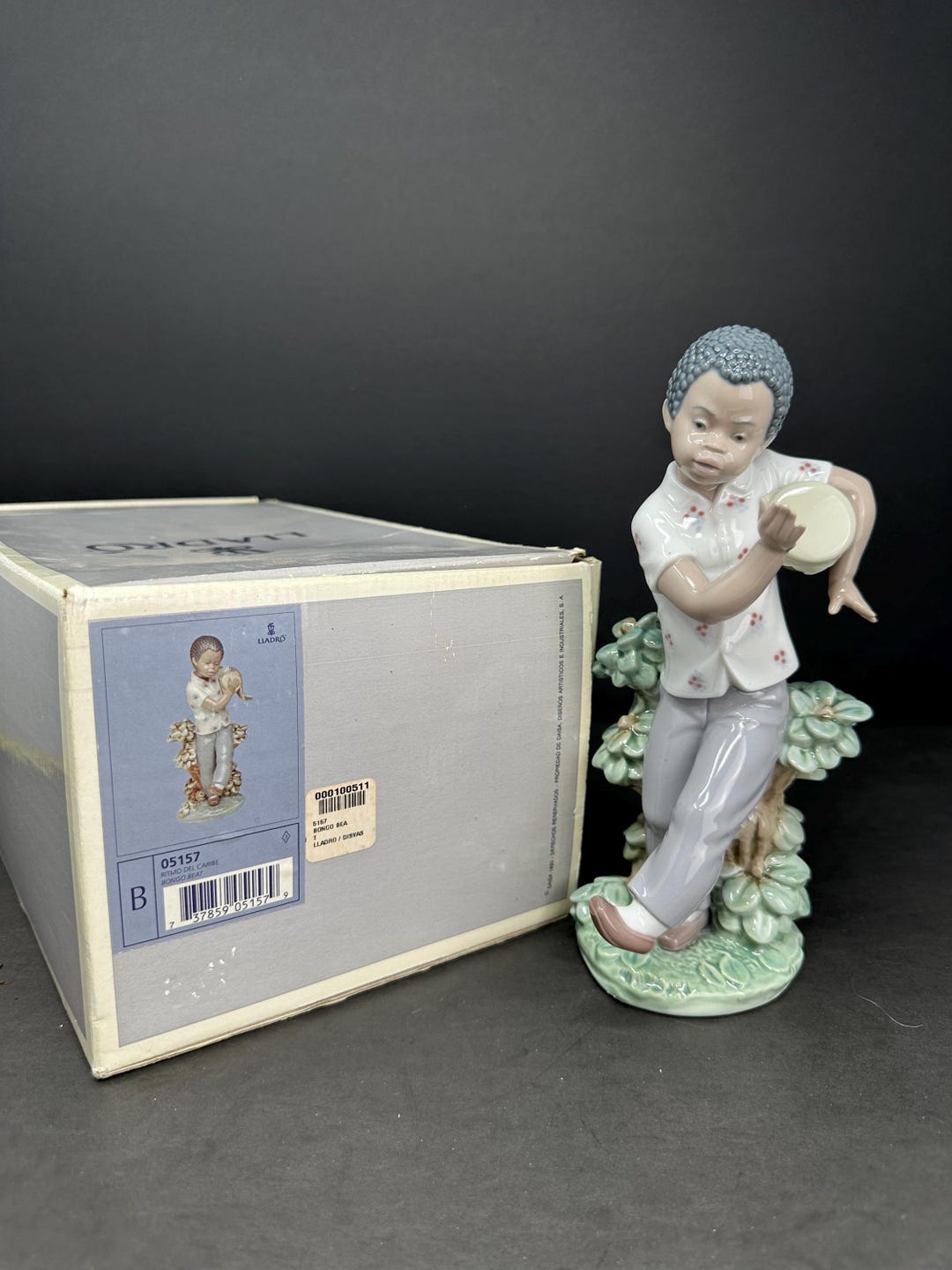 Lladró Bongo Beat Porcelain Figurine 5157 | Handcrafted Spanish ...
