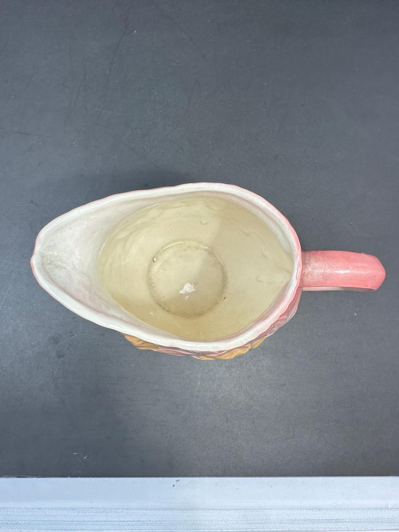 Vintage Hull Pottery Sunglow Pitcher, Pattern 52, 24 Oz., Floral ...