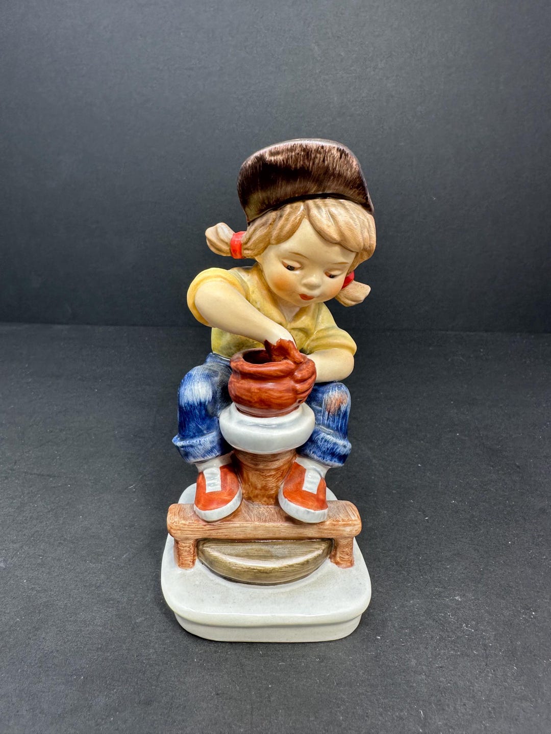 Vintage Goebel “today’s Children” Figurine | Girl at Pottery Wheel ...