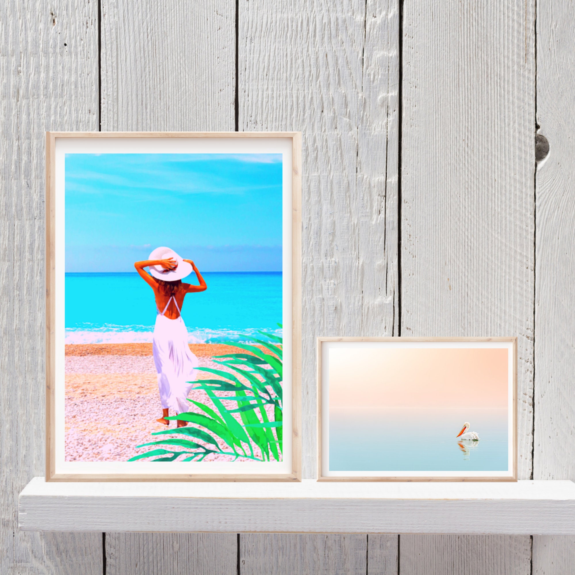 Ocean Tropical Beach Coastal Printable Wall Art Decor Nautical Ocean ...