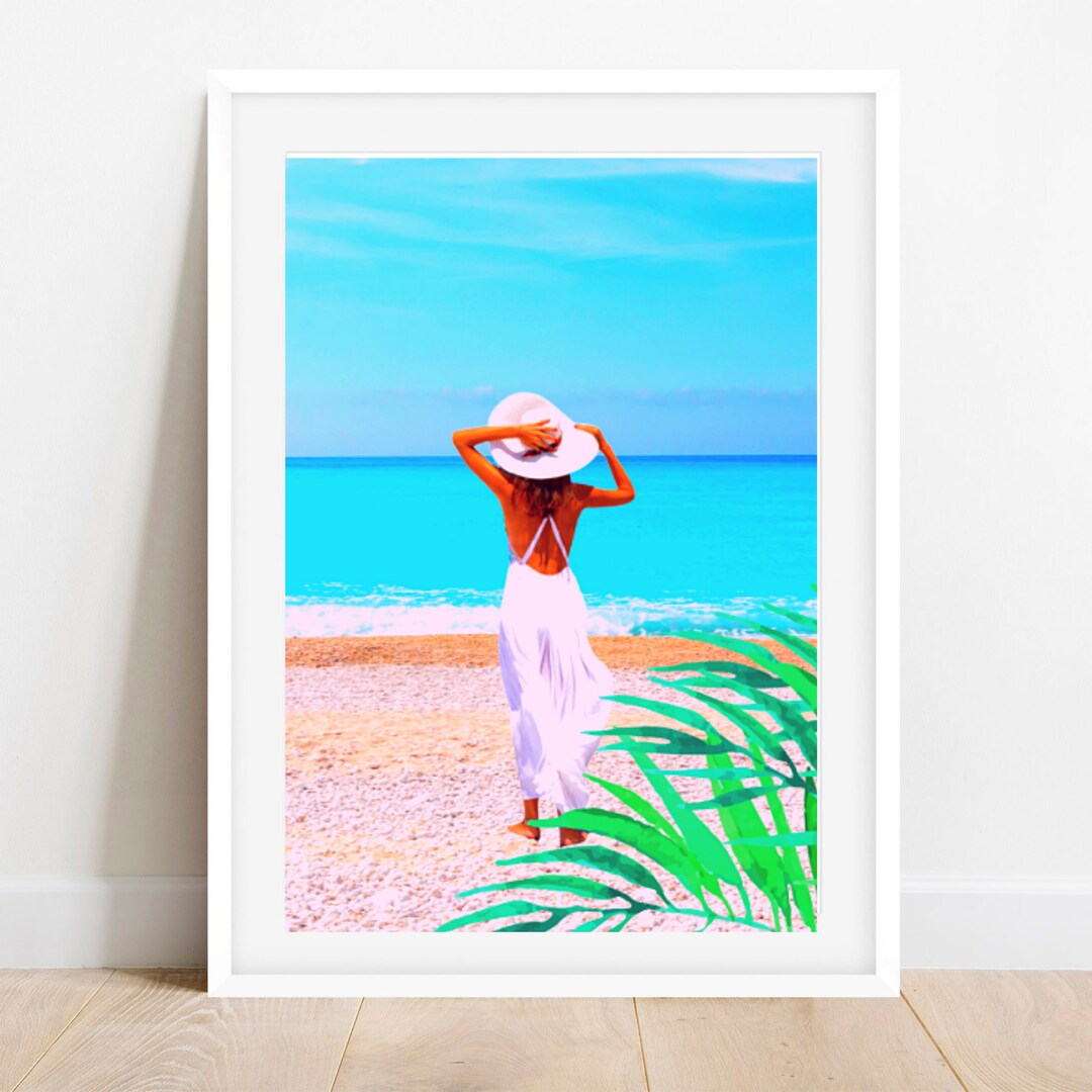 Ocean Tropical Beach Coastal Printable Wall Art Decor Nautical Ocean ...