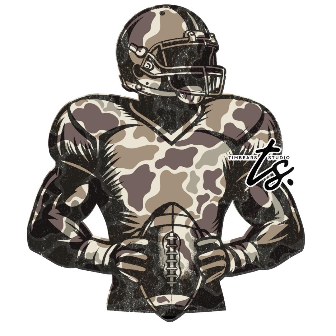 Football PNG, Camo Football Player Png, Gridiron Png, Camo Football Png ...