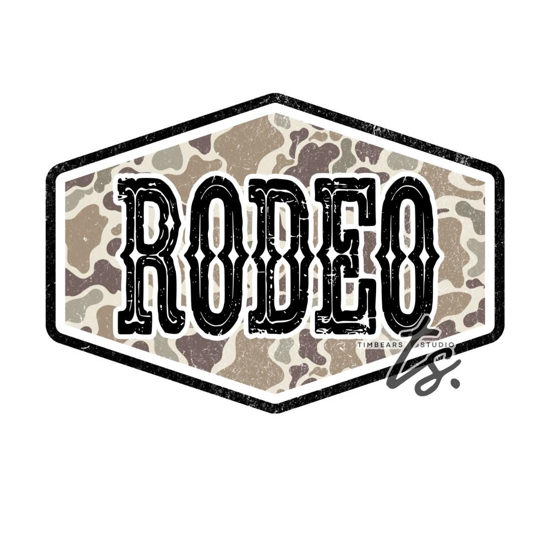 Rodeo Frame PNG, Rodeo Buckle Camo Png, and They Call the Thing Rodeo ...