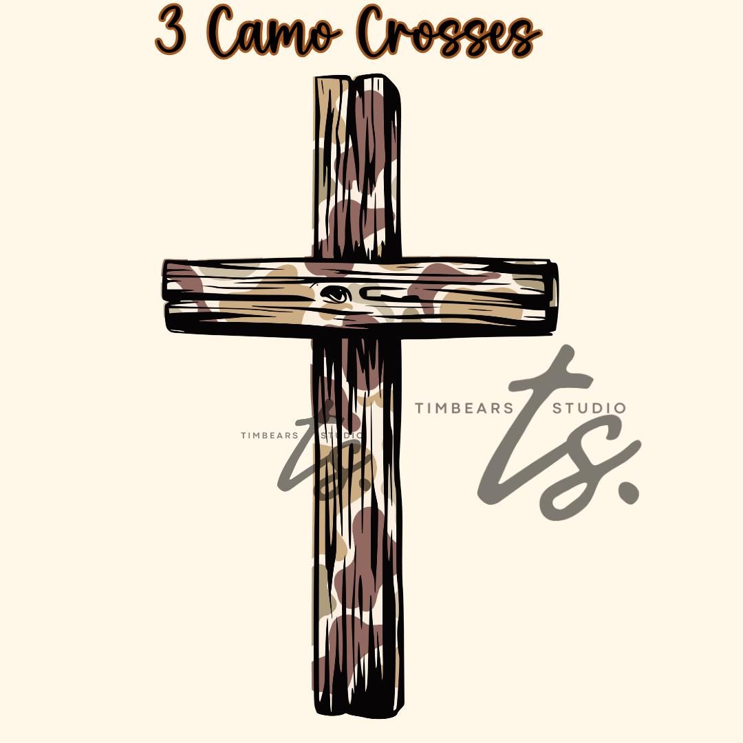 Camo Cross PNG, Wooden Cross Clipart, Cross Png, Religious Png, Holy ...