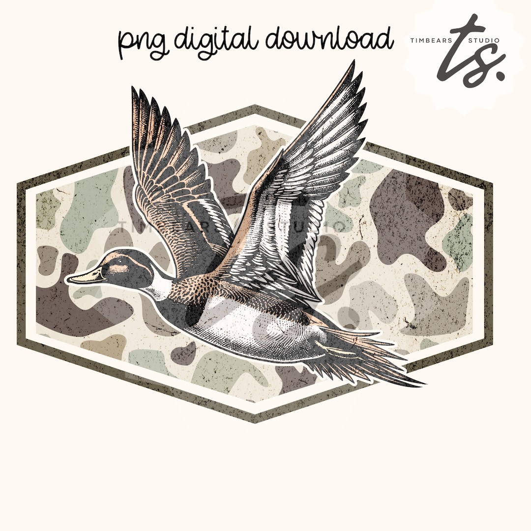 Duck Camo Hunting Png, Marsh Old School Duck Camo PNG Duck Hunting ...