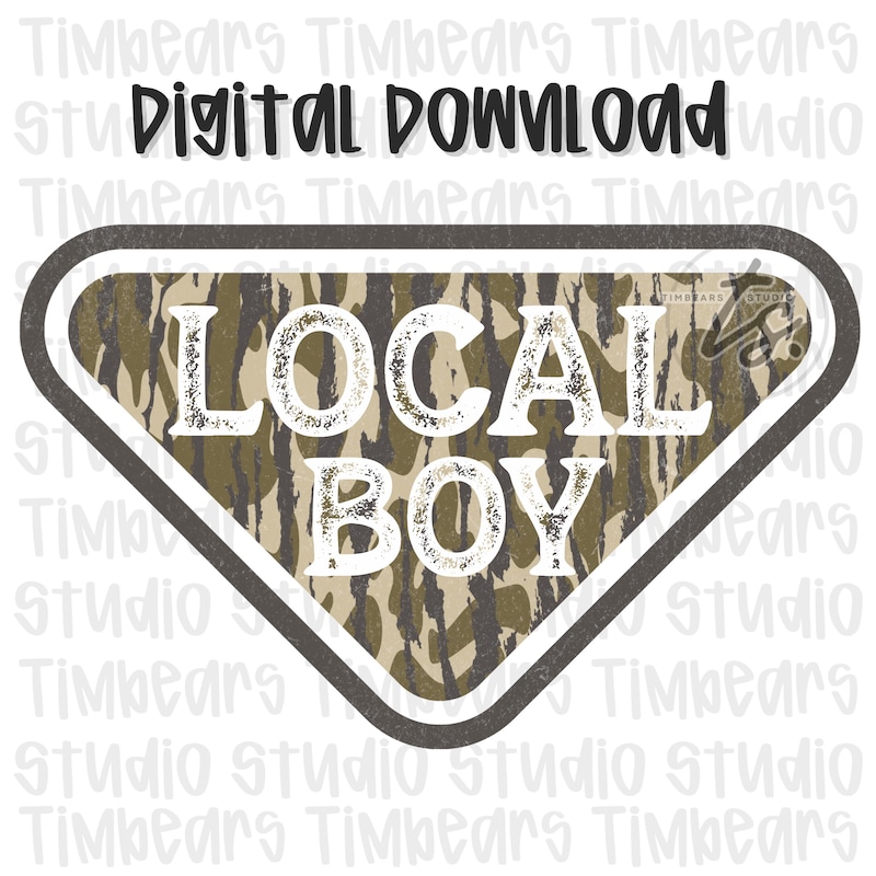 Camo Southern Local Boy - Etsy