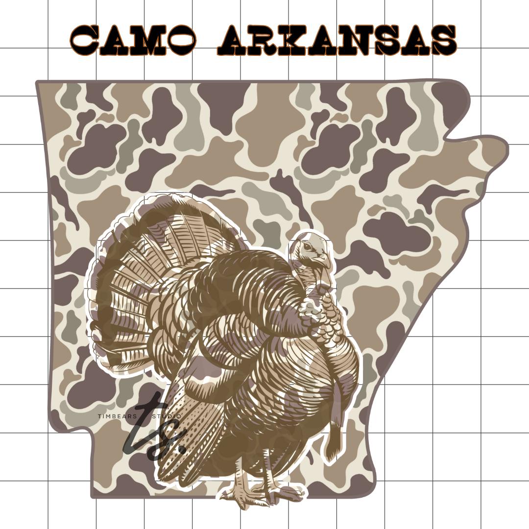 Arkansas Turkey Hunting Png, Camo Arkansas Png, Turkey Hunting ...