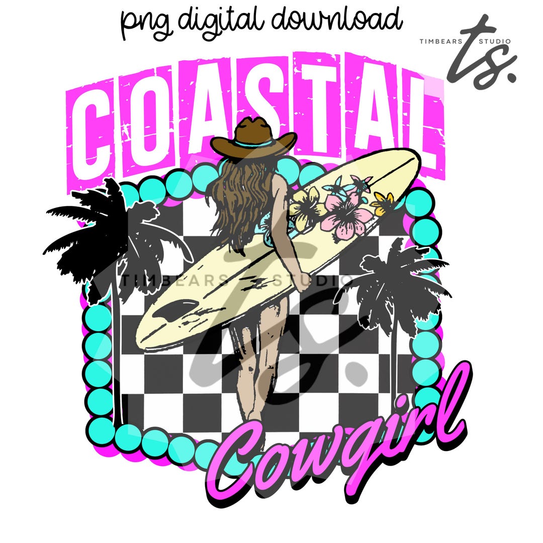 Coastal Cowgirl PNG -tanned and Tipsy - Western Beach PNG Cowgirl ...