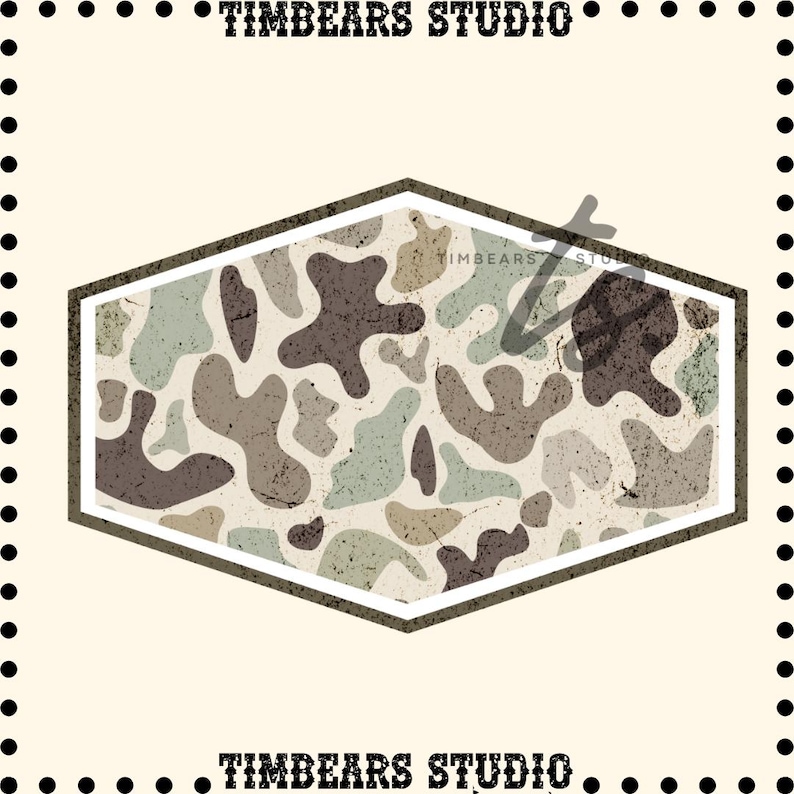 Camo Hunting Frame Png, Marsh Old School Deer Camo PNG Deer Hunting ...