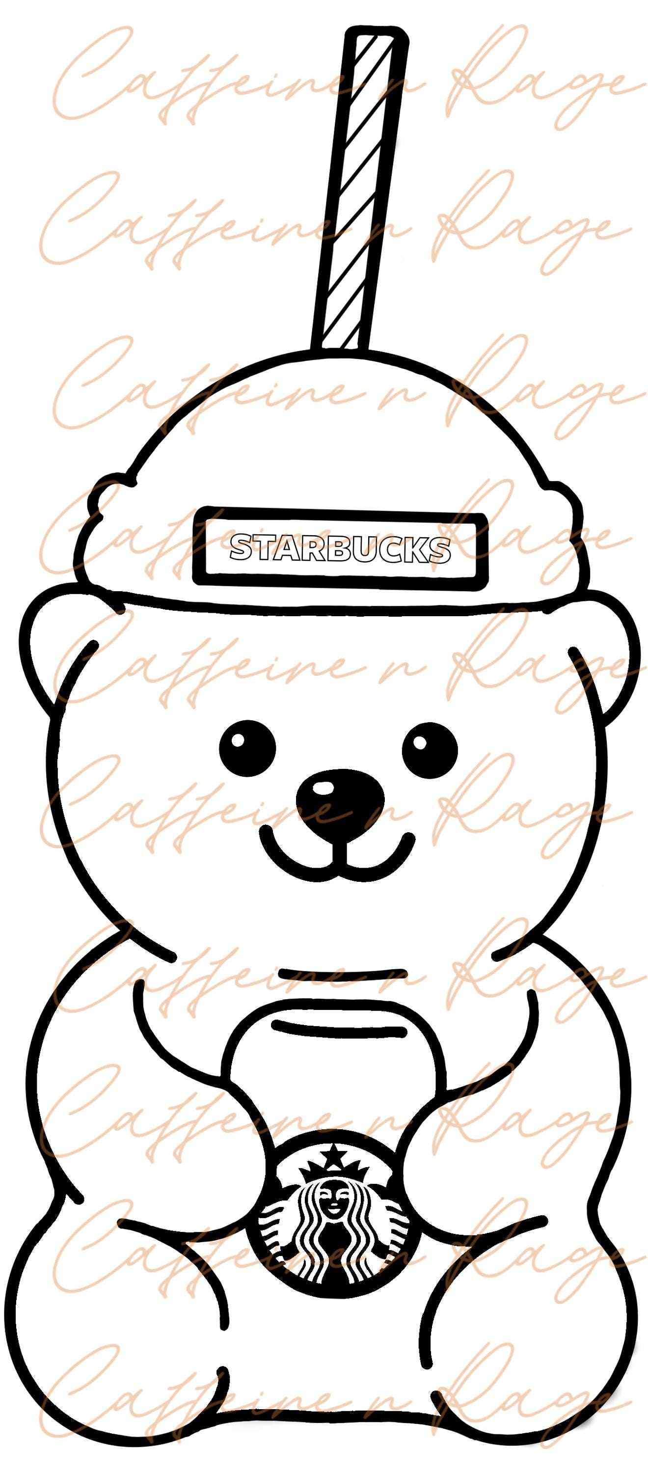 Color Me Bearista Bear Cup PNG, Digital Download - Etsy