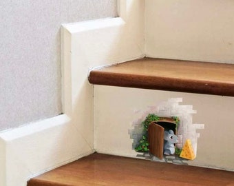 Mouse Baseboard Sticker - Etsy