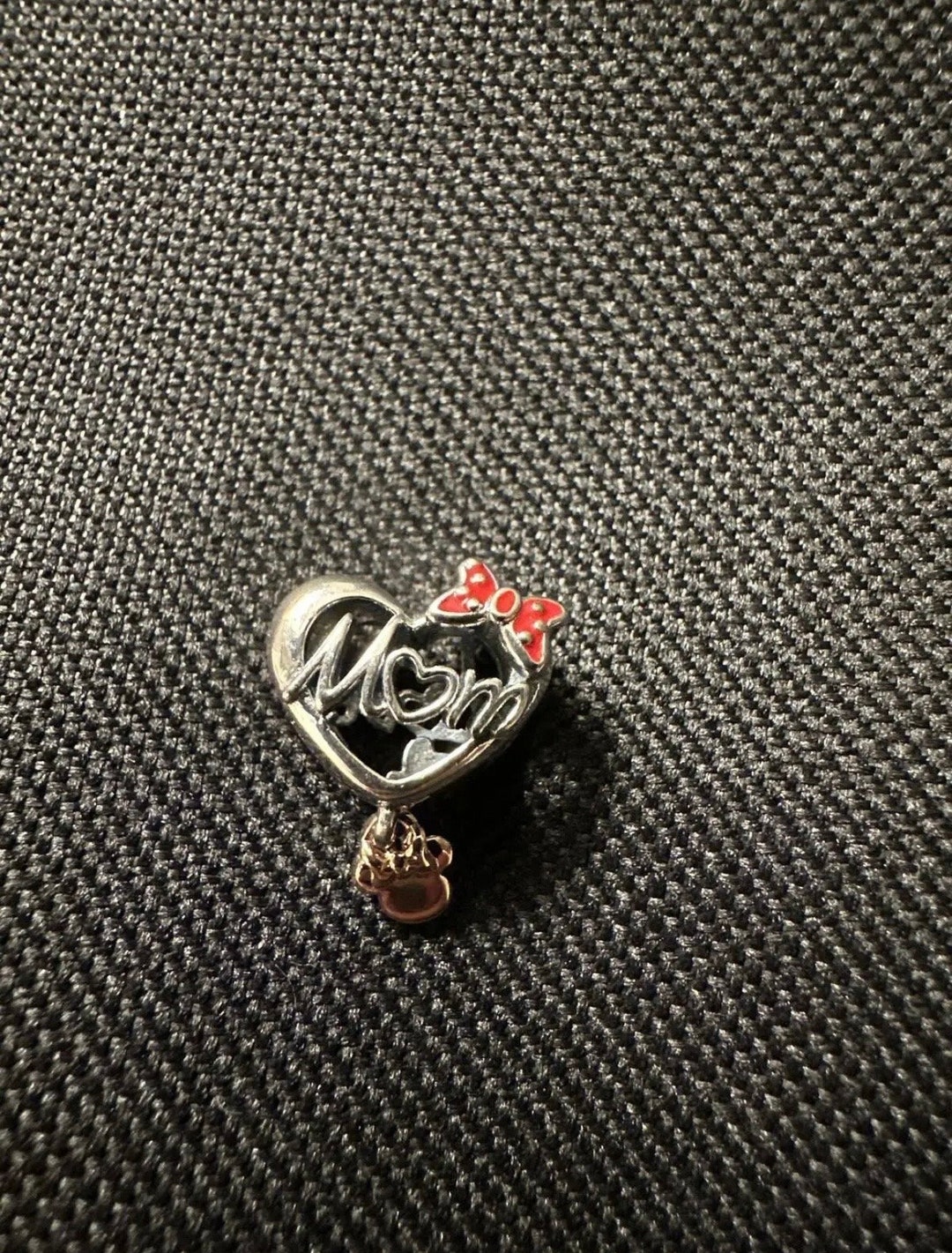 Disney, Mickey Mouse Minnie Mouse Mom, Charm S925, Sterling Silver ALE ...