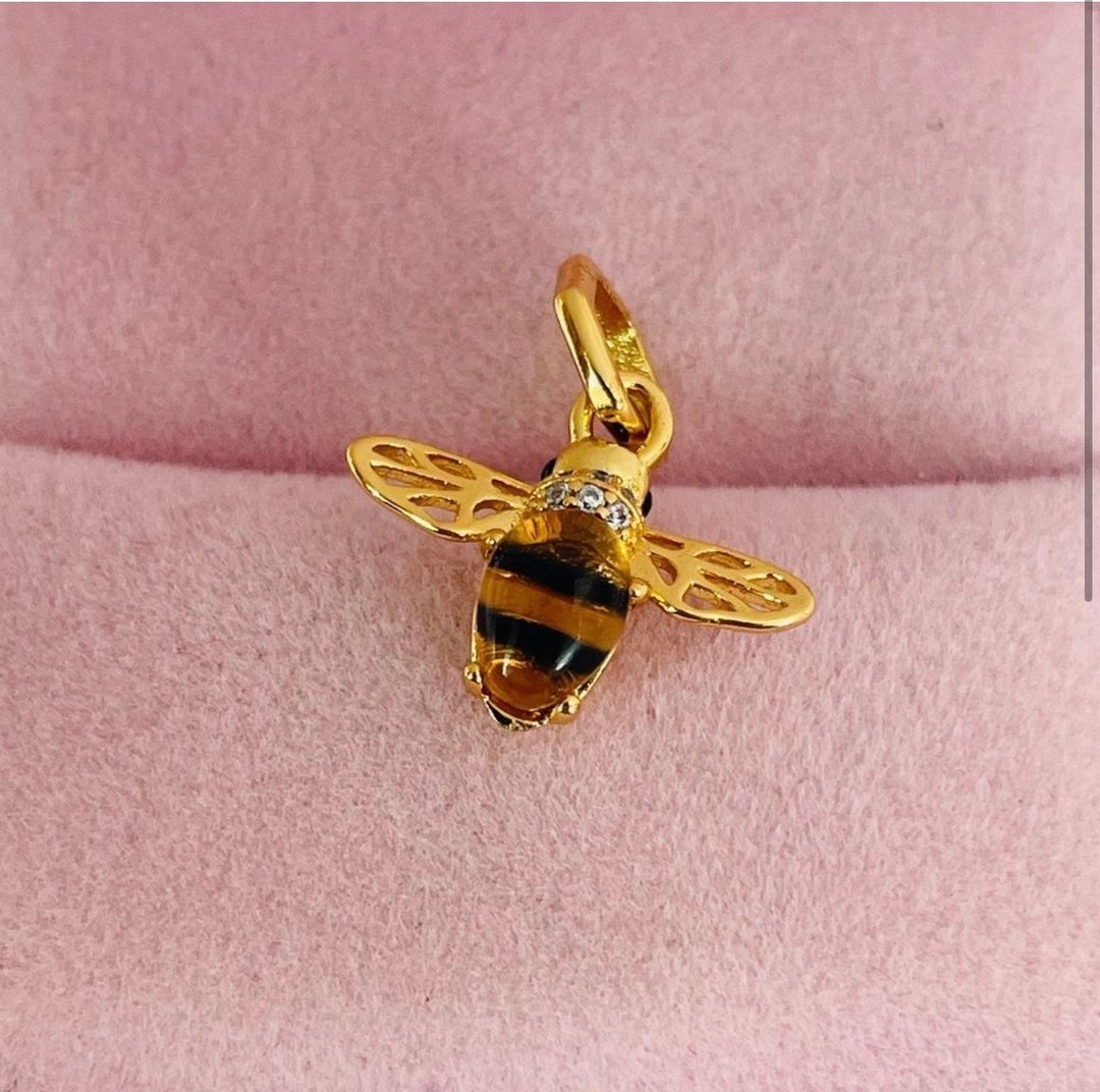 Dangle Golden Honey Bee, Mother Nature, Protect Our Bees Charm S925 ...