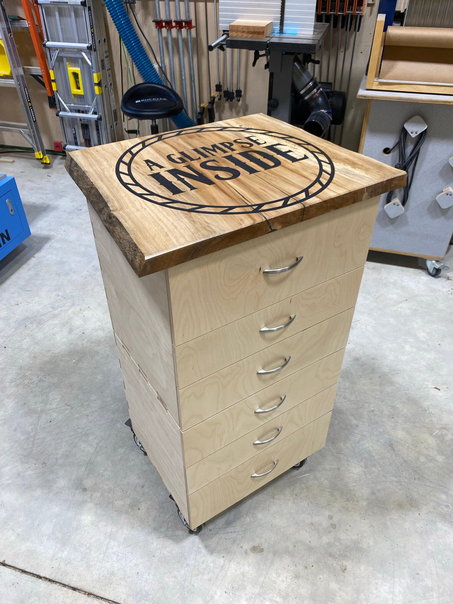 Mobile Shop Desk With Storage Detailed Plans - Etsy