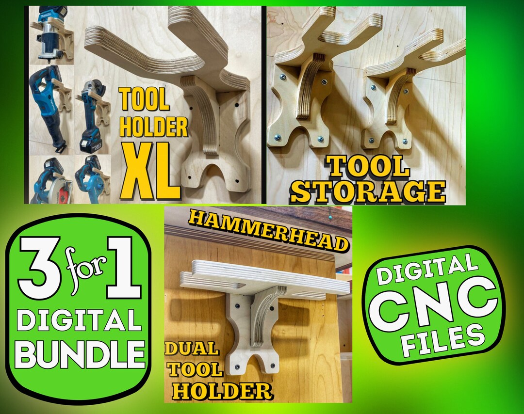 All 3 Tool Holder Files Bundle - Etsy