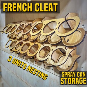 French Cleat Spray Paint Storage - Etsy