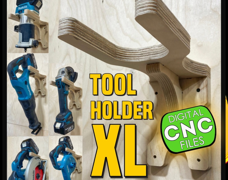 Tool Holder XL DIGITAL FLIES for the Cnc - Etsy