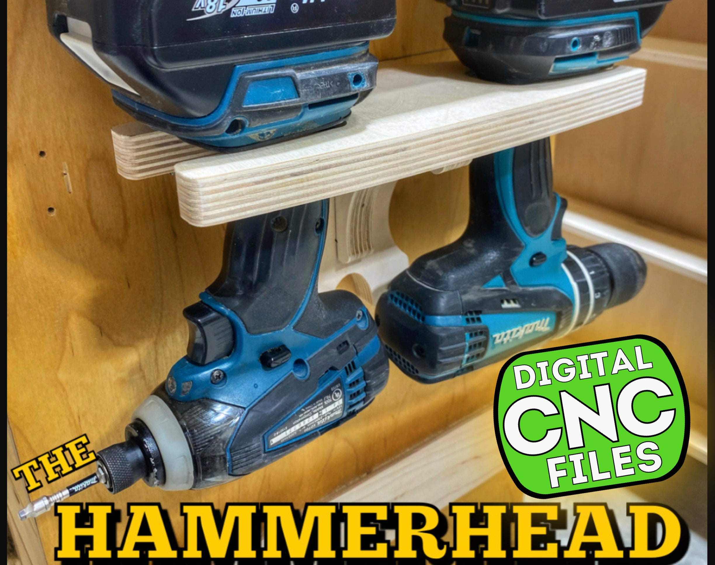 The "hammerhead" Dual Tool Holder DIGITAL CNC FILE - Etsy