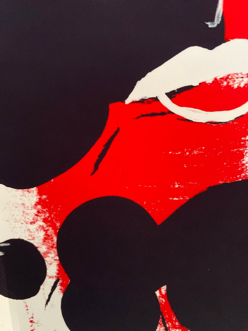 Original Abstract Red Face Art Print 11x8.5 11x14 16x20 - Etsy