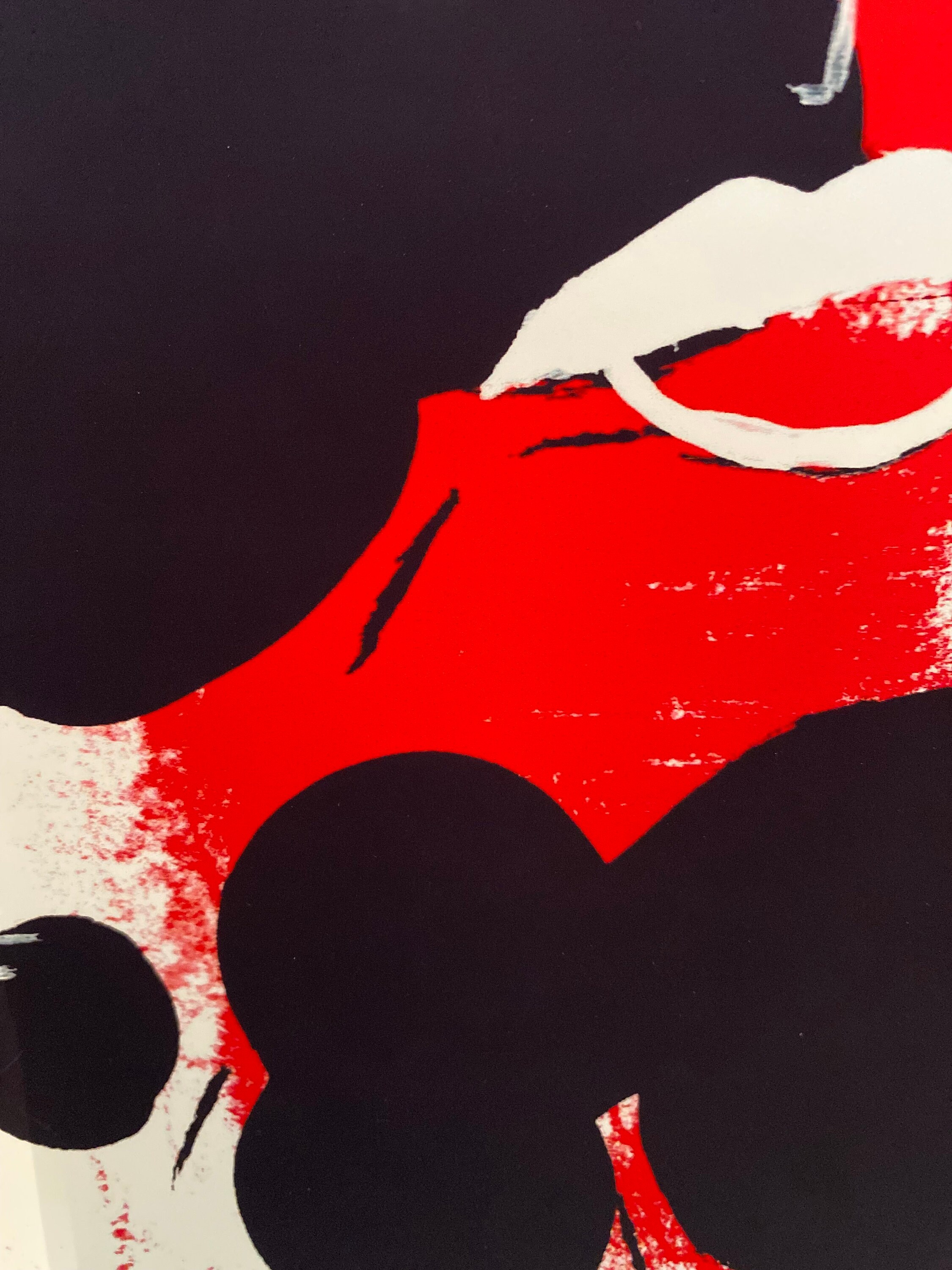 Original Abstract Red Face Art Print 11x8.5, 11x14, 16x20 ...