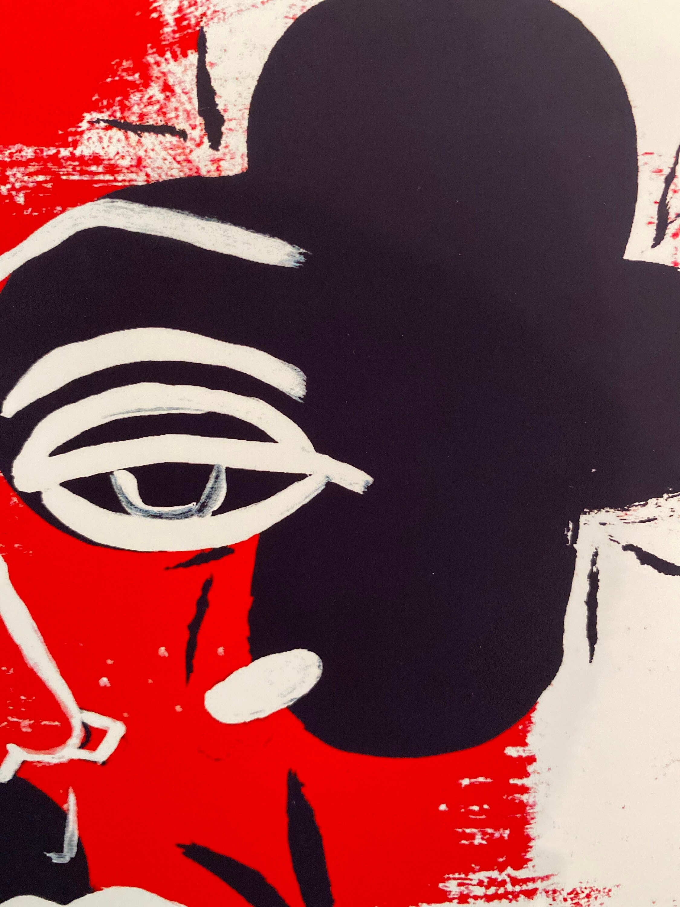 Original Abstract Red Face Art Print 11x8.5, 11x14, 16x20 ...