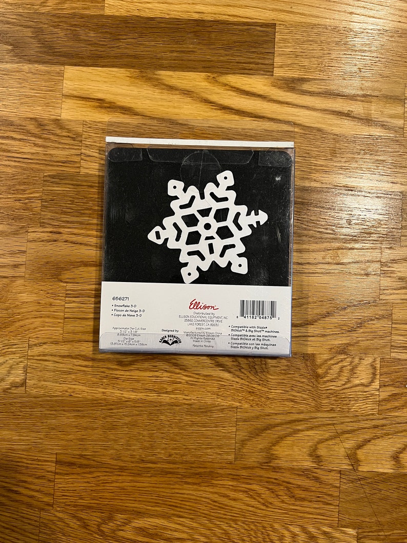 Snowflake and Ornament Sizzix Bigz Dies - Etsy