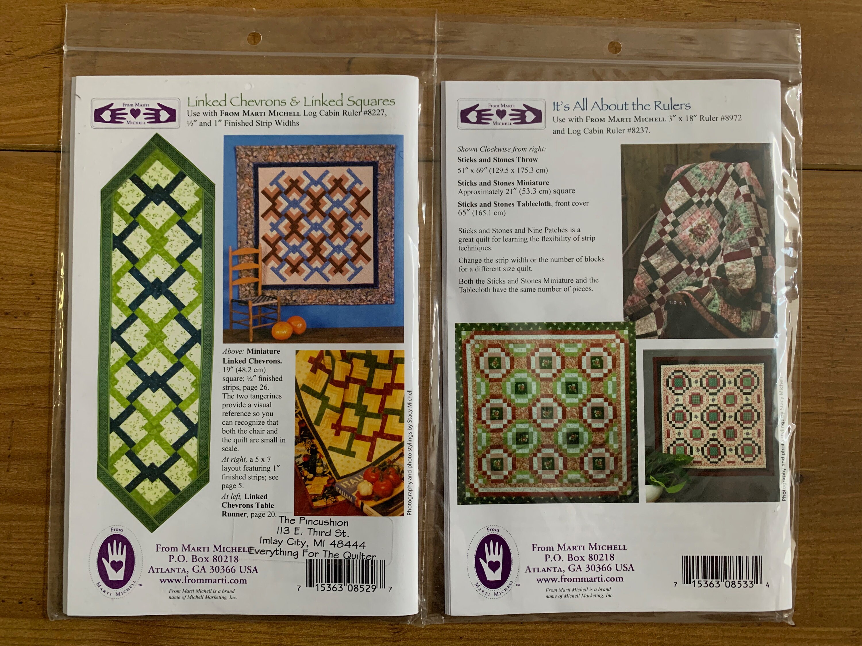 From Marti and Me Log Cabin Ruler Patterns Set of 2 - Etsy