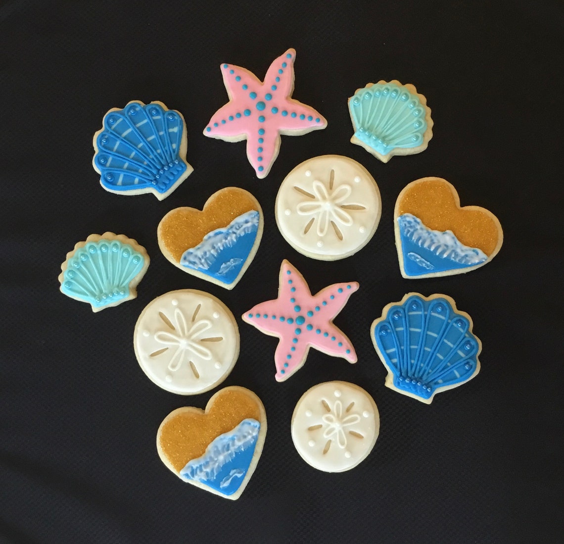 Beach Decorated Sugar Cookies Beach Event Cookies Beach | Etsy