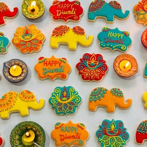 Diwali Lights Cookies - Etsy