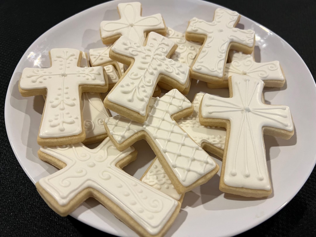 Baptism, Christening, First Communion Decorated Sugar Cookies, Baptism ...