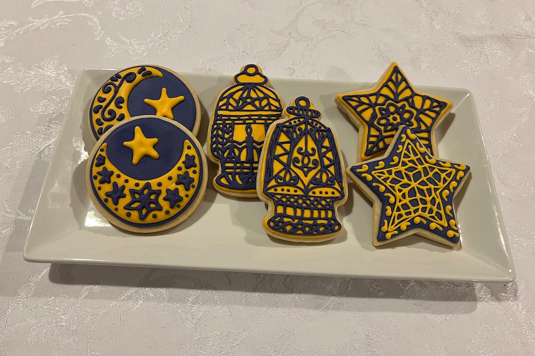 Ramadan & Eid Cookies – Intricate Royal Icing Cookies for Iftar, Eid Al ...