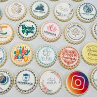Custom Logo Cookies – Personalised Branded Biscuits for Companies ...