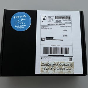 Large Corporate Cookie Gift Box – Gourmet Chocolate Chip & Custom Sugar ...