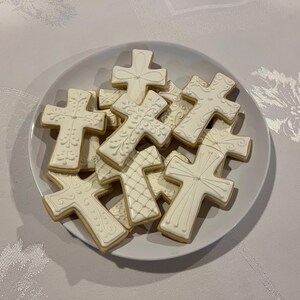 Baptism, Christening, First Communion Decorated Sugar Cookies, Baptism ...