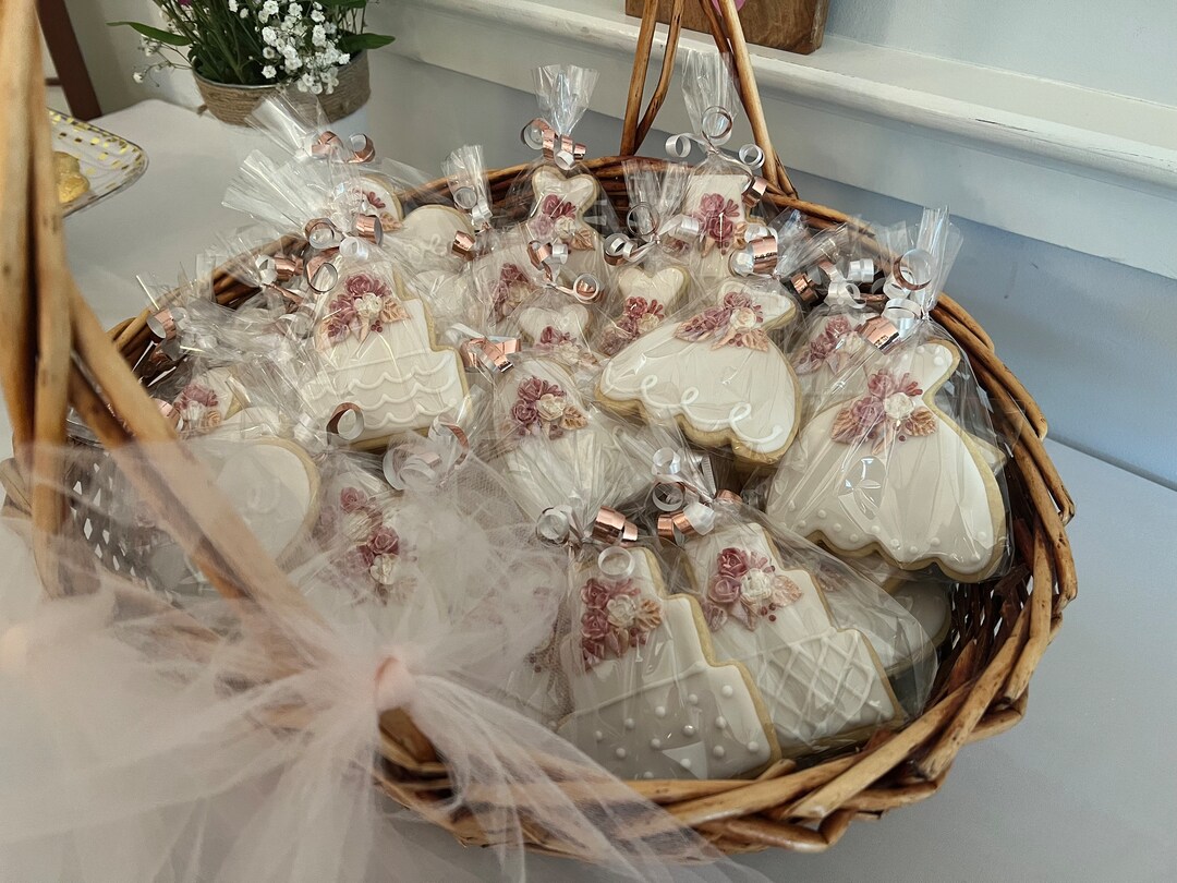 Chic Boho Style Hand Painted Wedding Decorated Sugar Cookies With ...