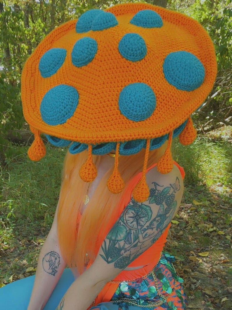 Drippy Mushroom Hat - Etsy