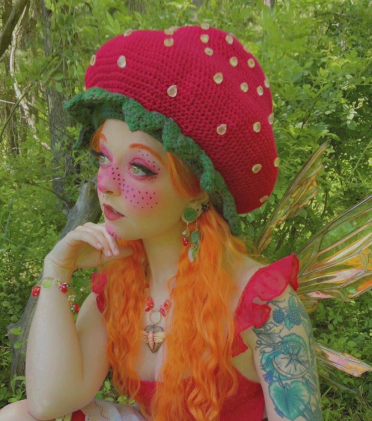 Strawberry Hat Pattern - Etsy