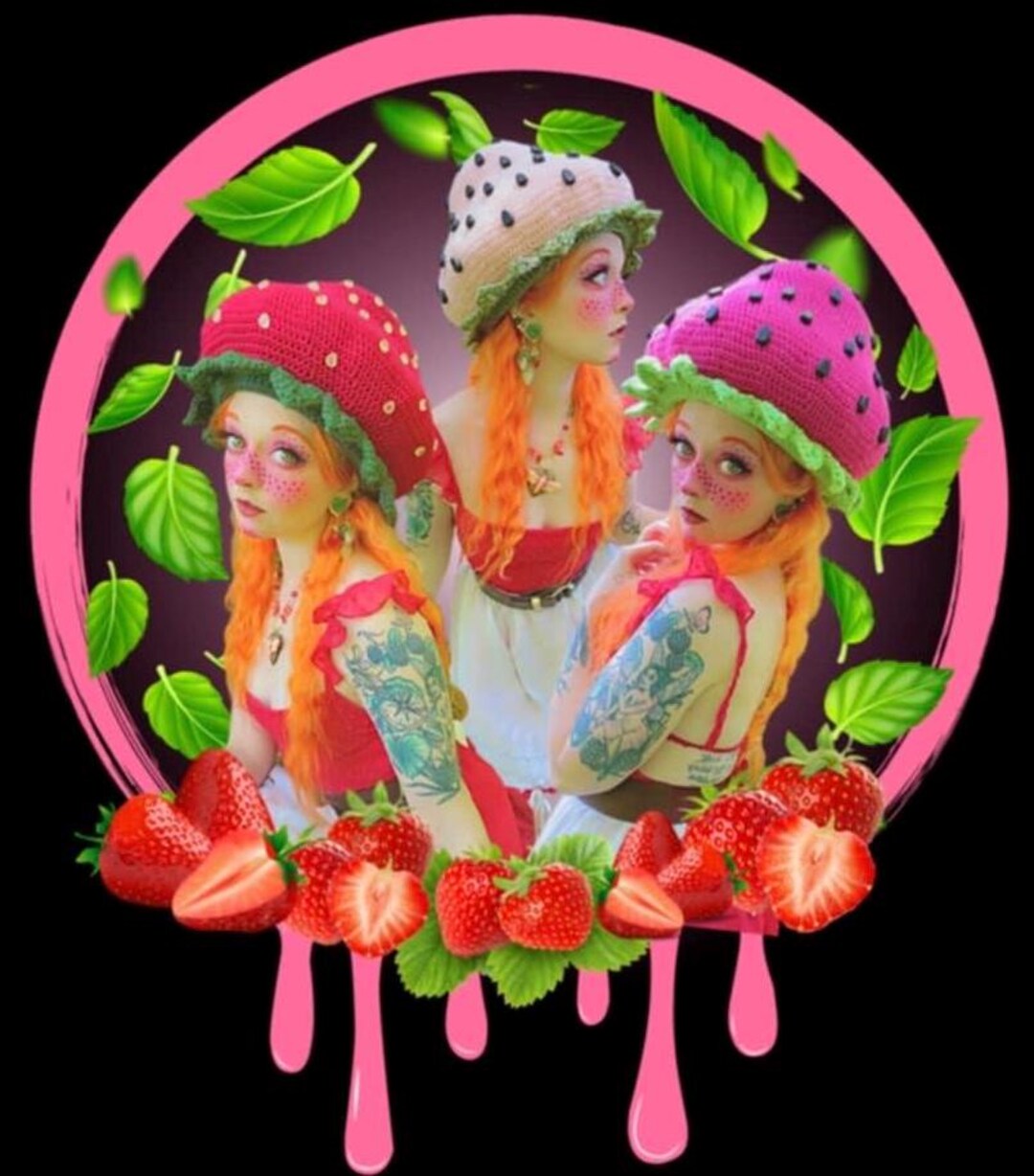 Strawberry Hat Pattern - Etsy