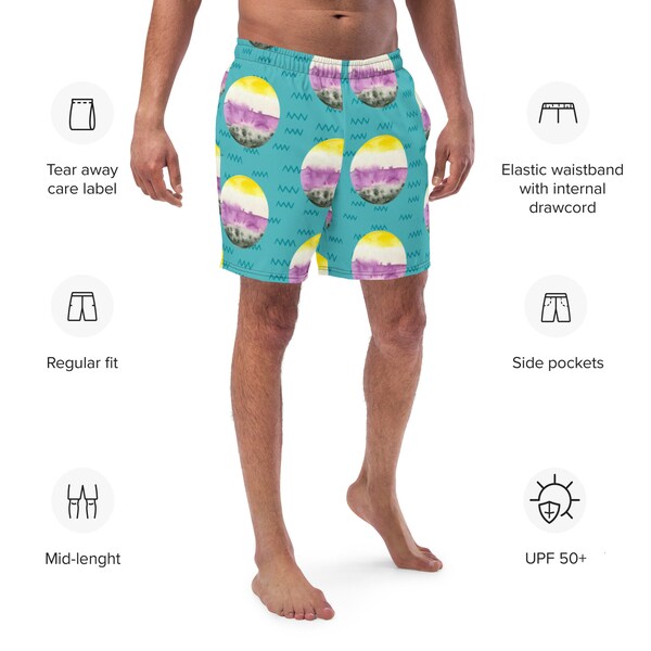 Non Binary Swim Trunks - Etsy
