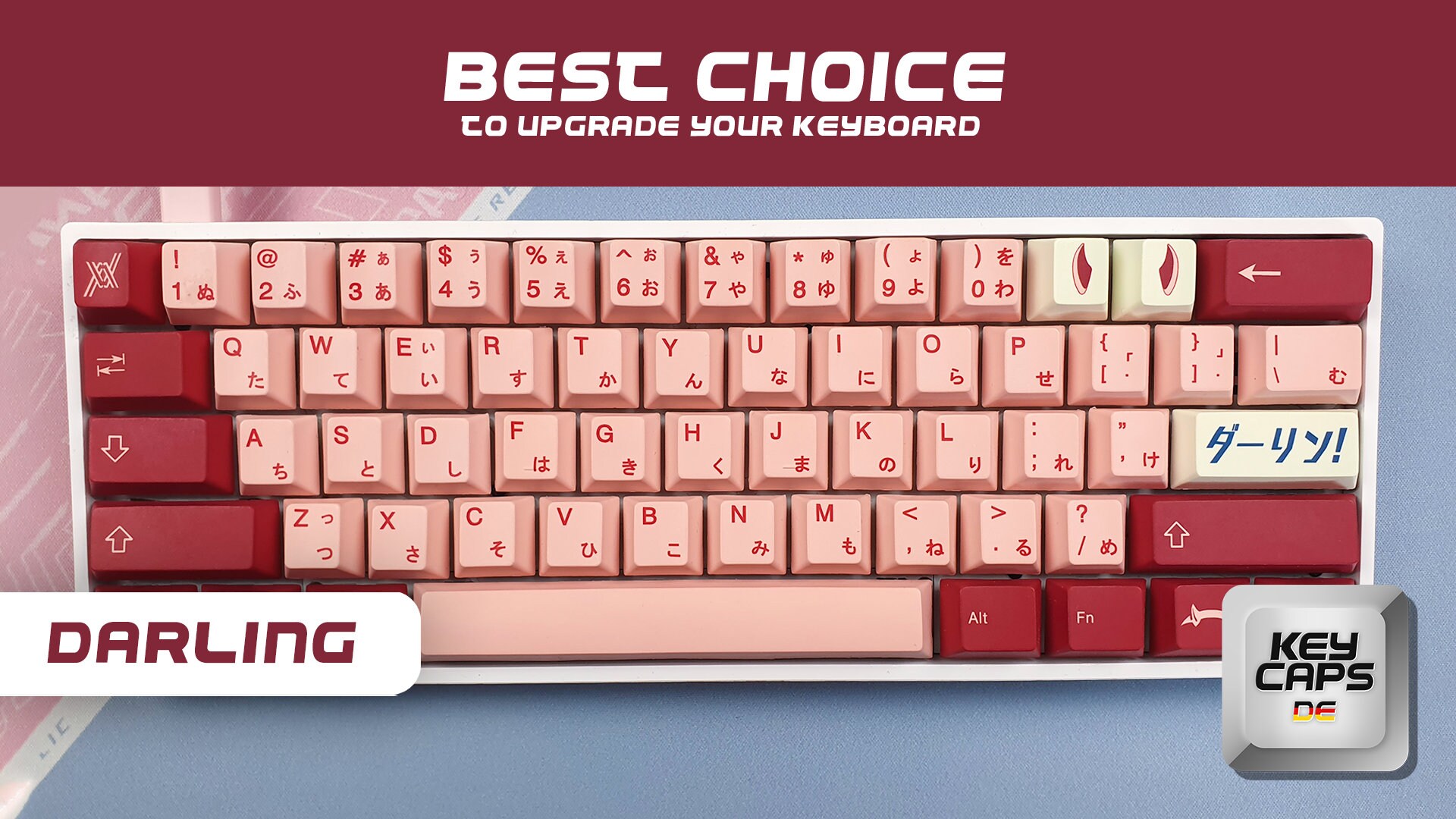 128 PBT Keycaps Darling in the FranXX Cherry MX Switch | Etsy