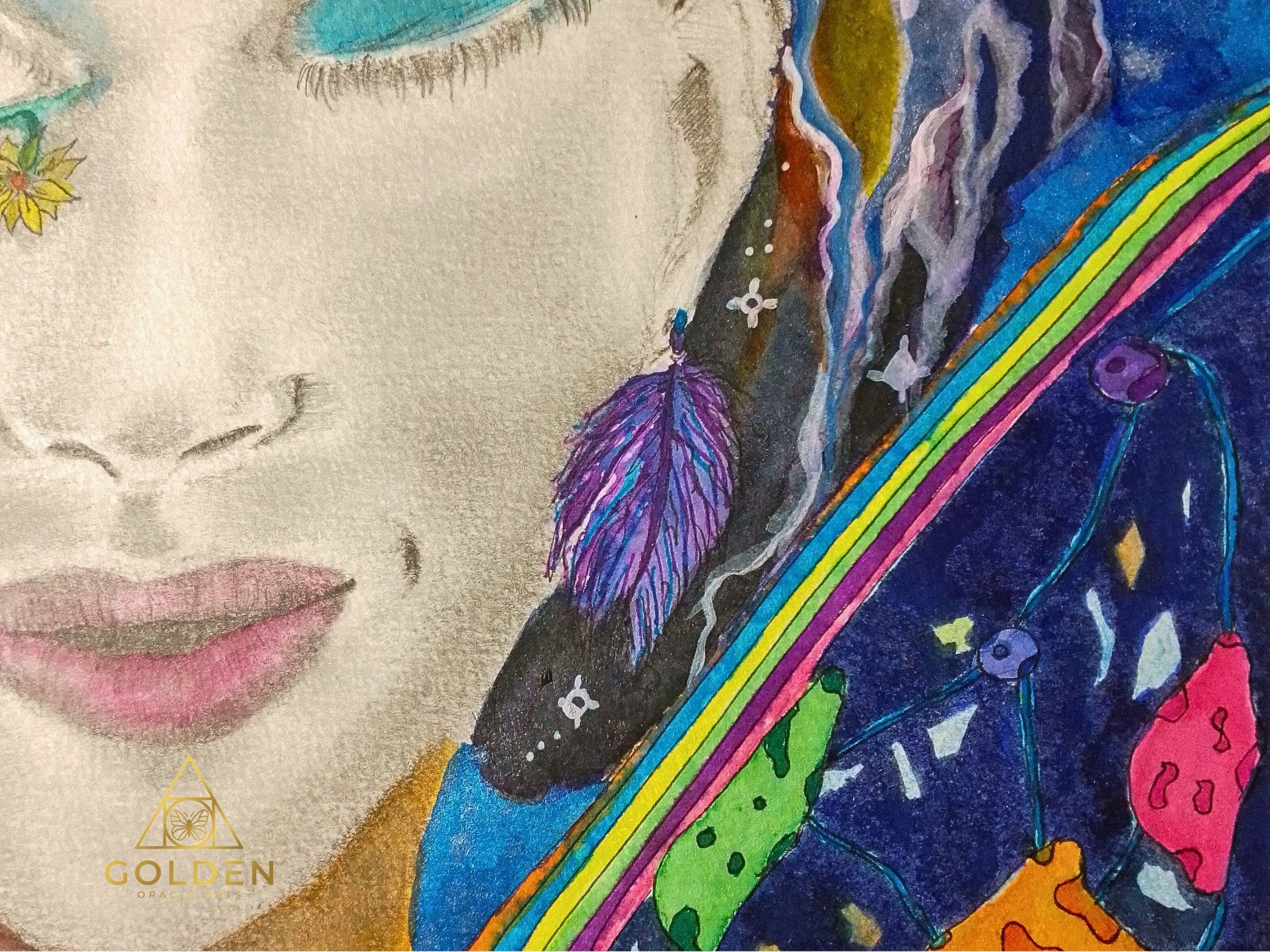 Angel Art, Celestial Art, Angel Face Illustration - Etsy