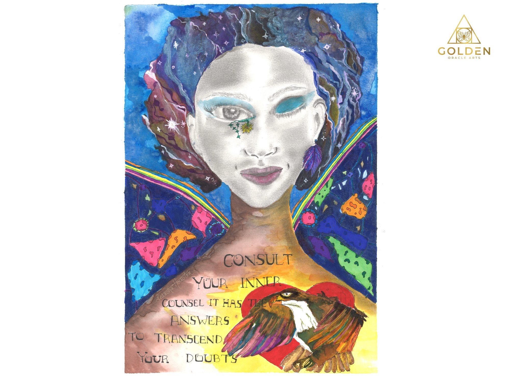 Angel Art, Celestial Art, Angel Face Illustration - Etsy